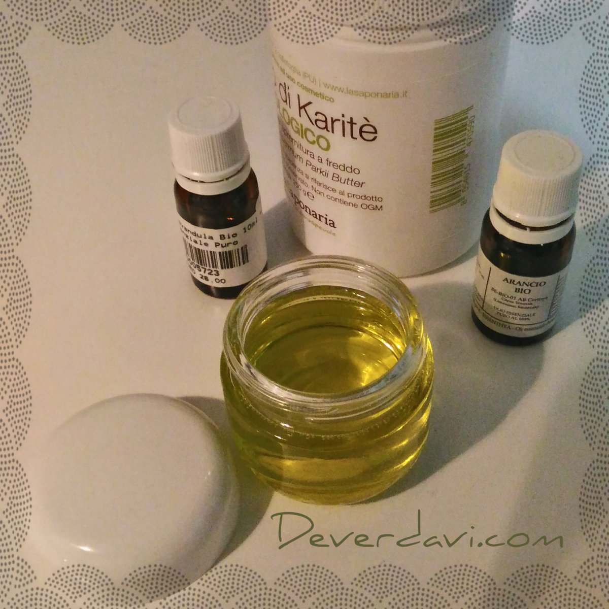 Crema facial casera con manteca de Karité – Deverdavi – VidaVerde
